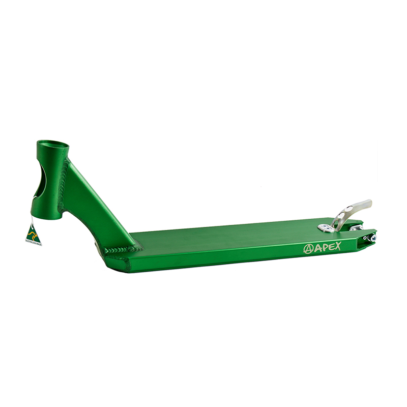 Apex 4.5x19.3″ green scooter deck