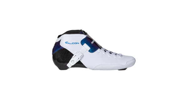 Powerslide Falcon white boots ātruma skrituļslidu slidzābaki