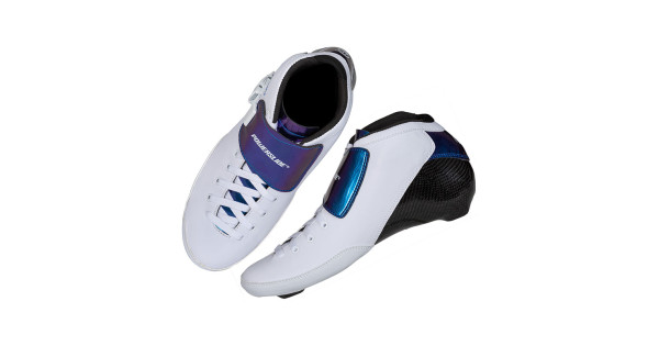 Powerslide Falcon white boots ātruma skrituļslidu slidzābaki