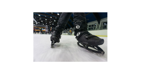 Powerslide Trident black ice blades for inline skates