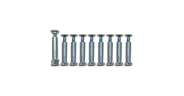 Rollerblade skates plastic frame axle set, 9 pcs.