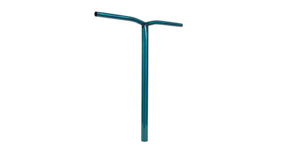 Union Uniq Bend standard bar 550x520mm polished teal scooter bar